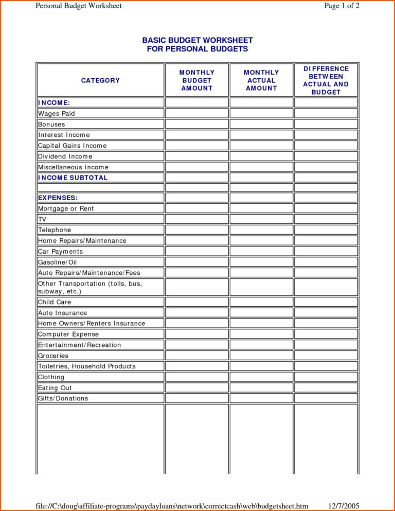 Dave Ramsey Printable Worksheets | Ronald Worksheets