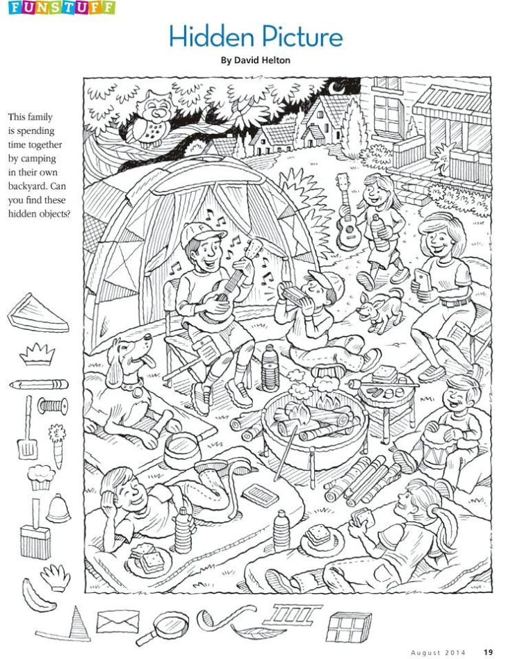 Highlights Hidden Pictures Worksheets Printable Pdf | Ronald Worksheets