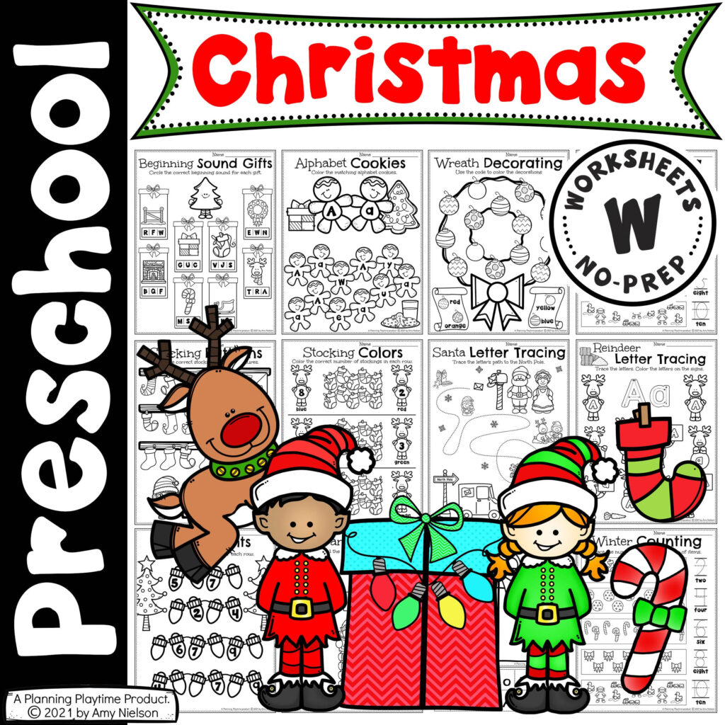 Pre-K Christmas Worksheets Free | Ronald Worksheets