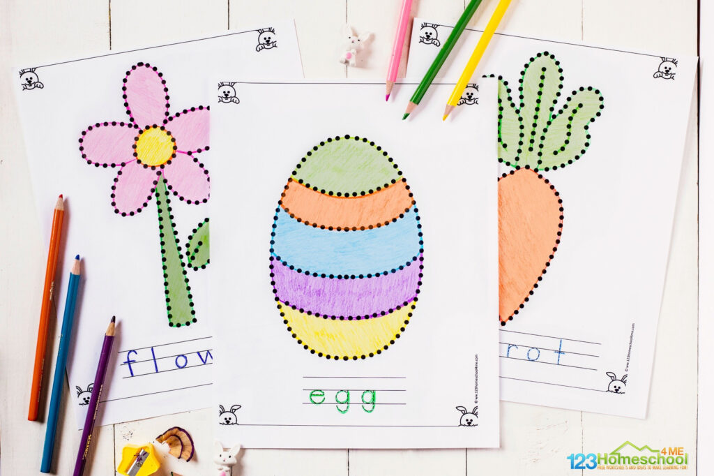 Free Printable Easter Tracing Worksheets For Preschoolers For Free ...